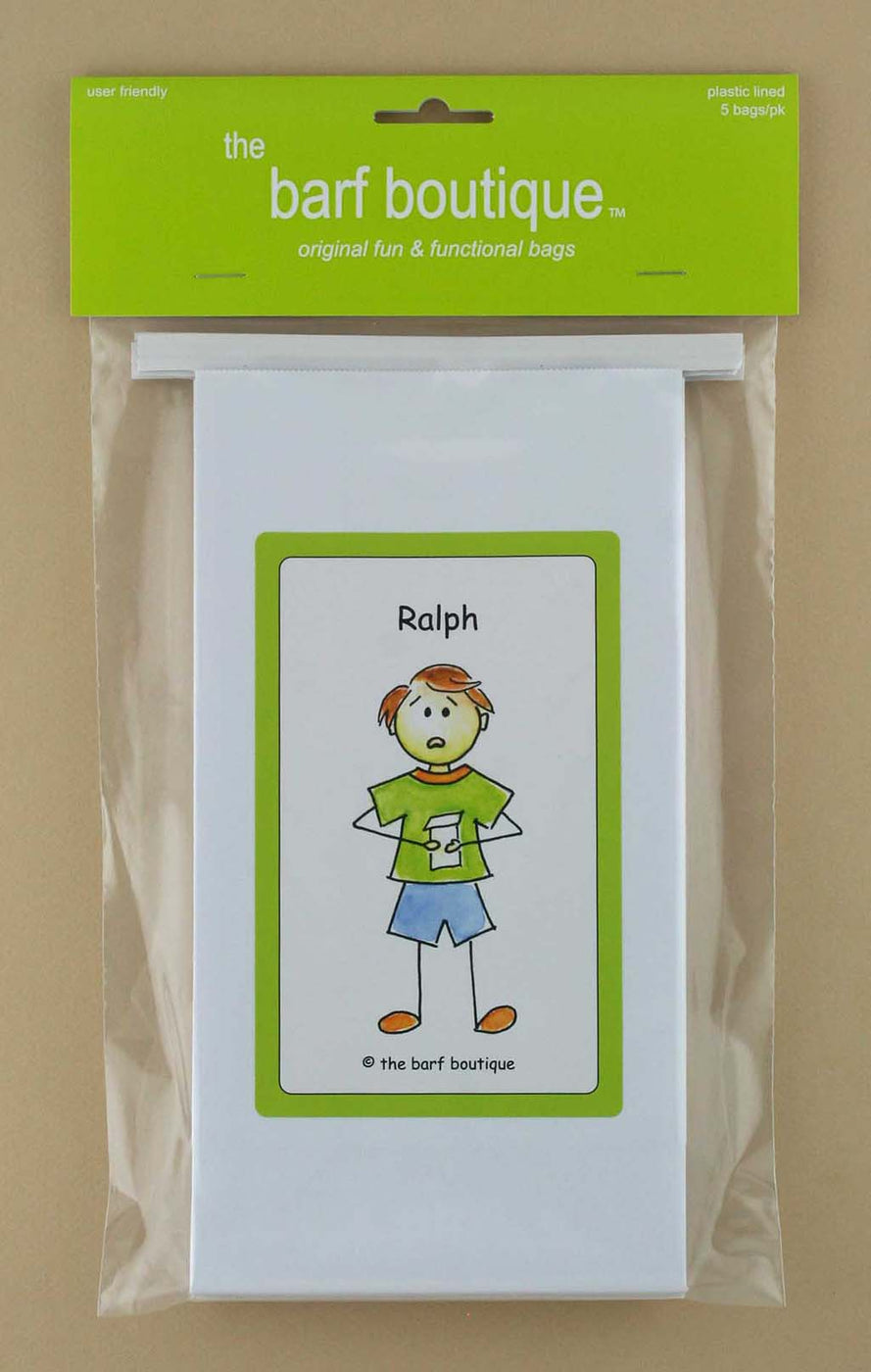 Ralph Barf Bags | Funny Kids Vomit Bags — www.barfboutique.com